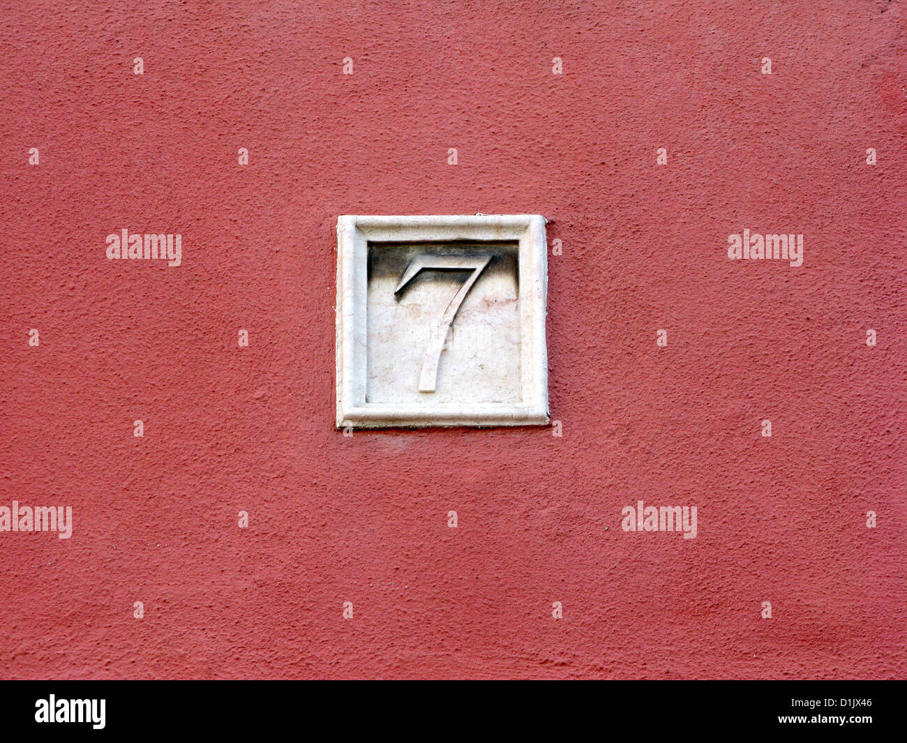 7 number seven Stock Photo - Alamy