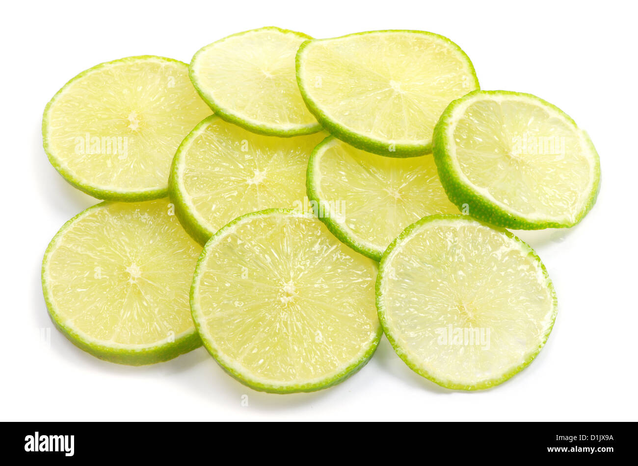Fresh lime cut slices hi-res stock photography and images - Alamy
