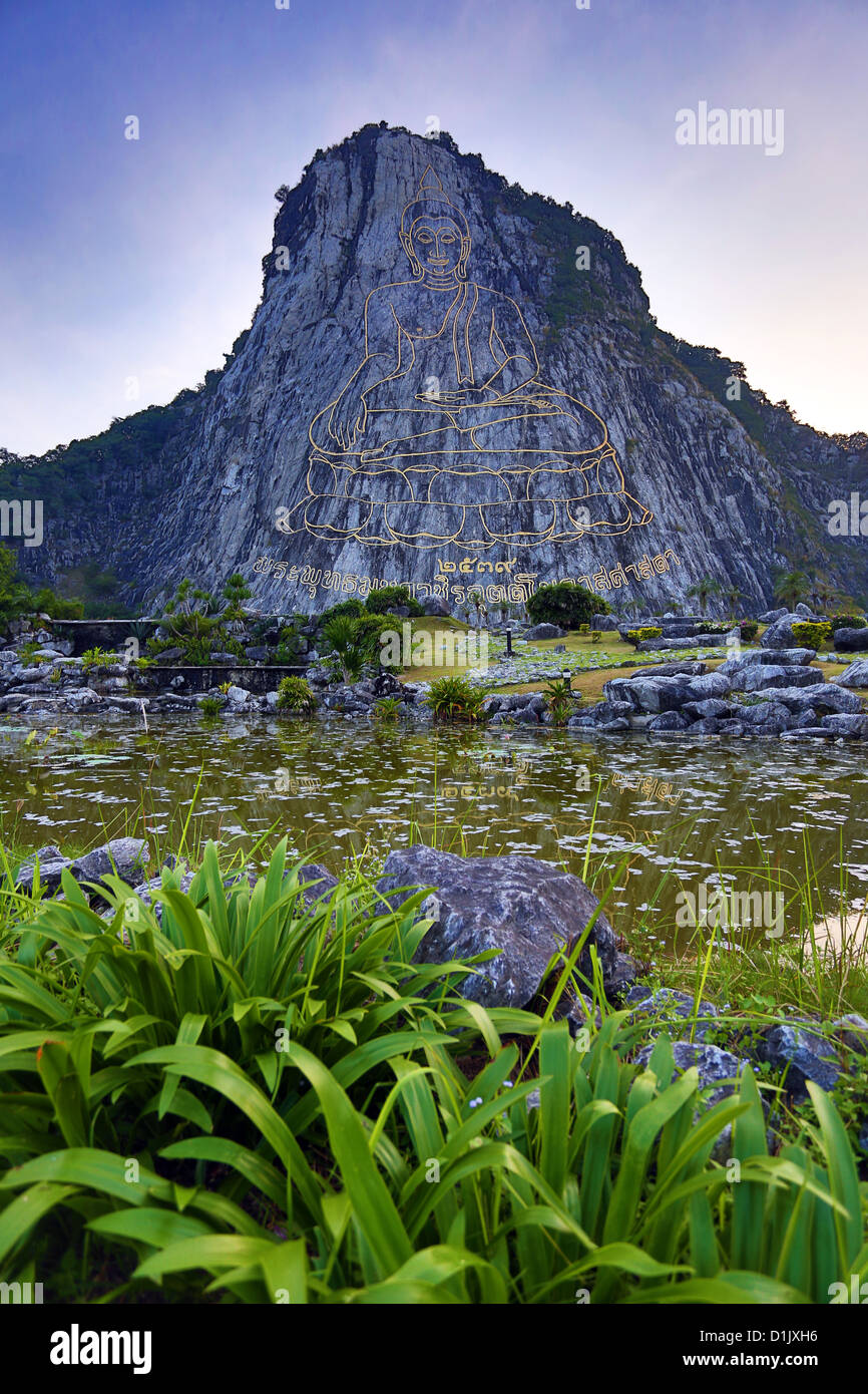 Khao Chee Chan, Buddha Mountain, Chonburi, Pattaya, Thailand a giant ...