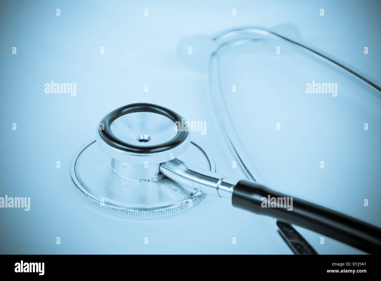 Stethoscope in front of medical Stock Photo - Alamy