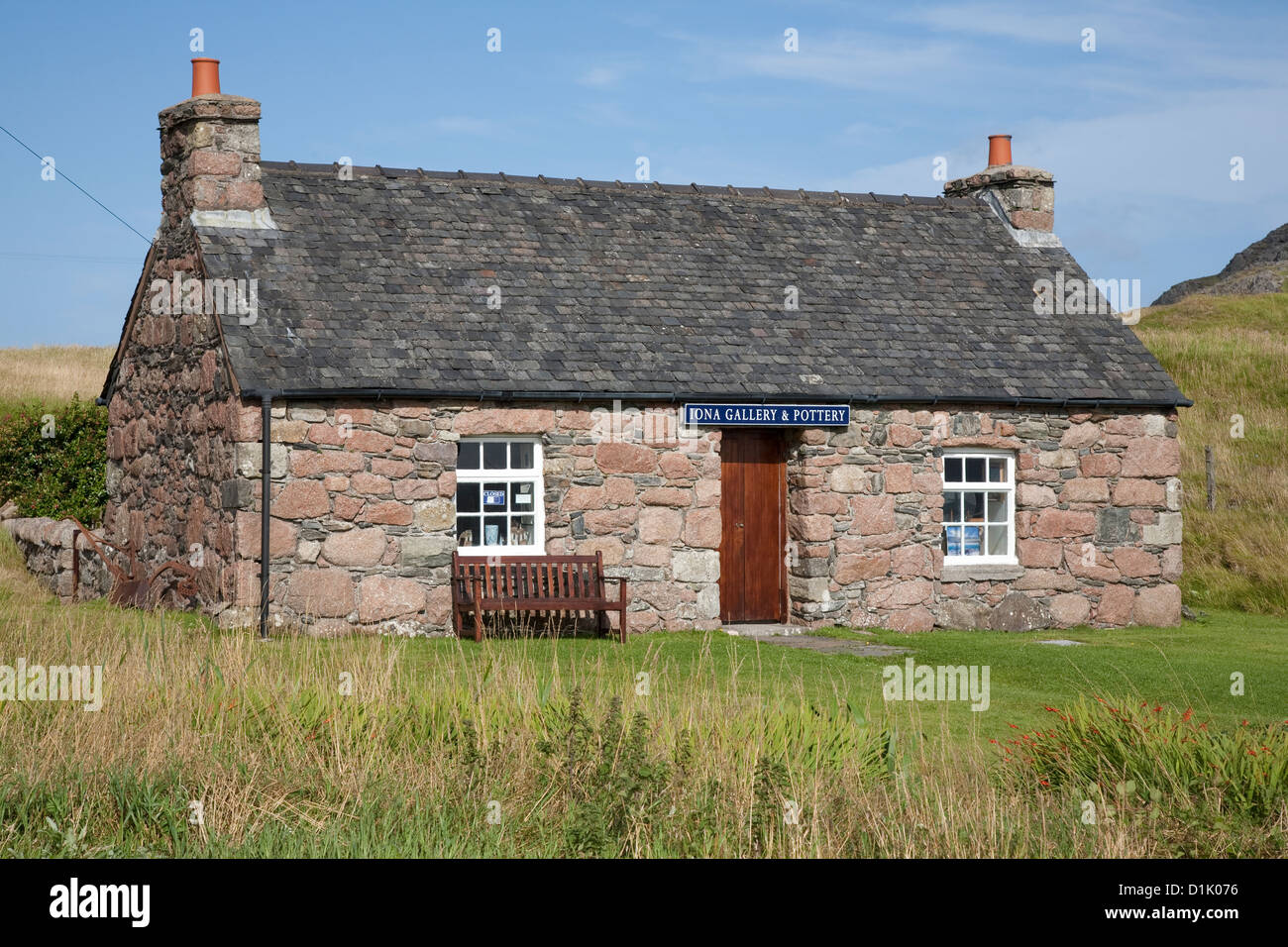 Iona Gallery and Pottery, Isle of Iona, Scotland, UK Stock Photo - Alamy