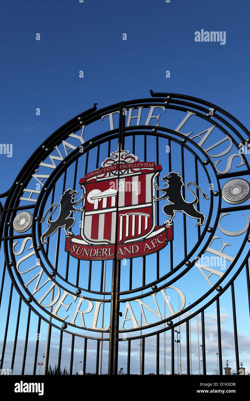 The Murray Gates at the Stadium of Light in Sunderland, England, UK ...