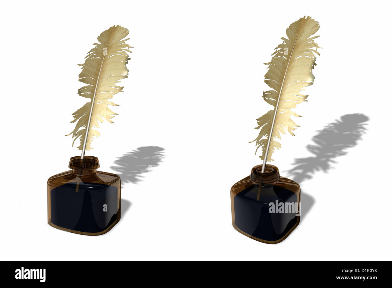 Hand writing quill pen, parchment paper hi-res stock photography and ...