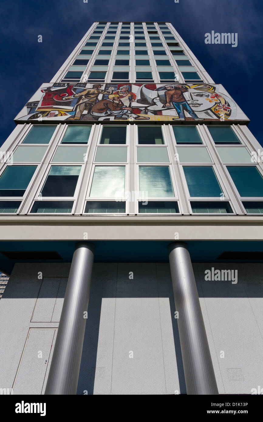 Modern Architecture around the Alexanderplatz in Berlin, Germany Stock ...