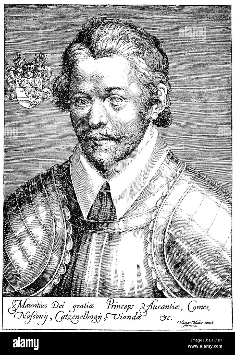 Maurice of Orange, 1567 – 1625, Prince of Orange Stock Photo - Alamy