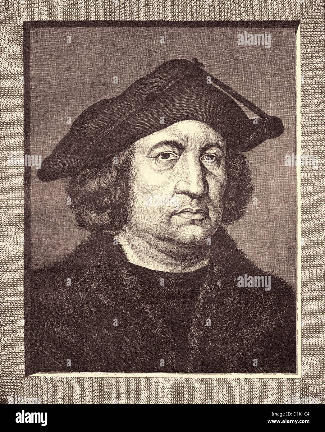 Thomas Morus or More, 1478 - 1535, an English statesman, humanist ...