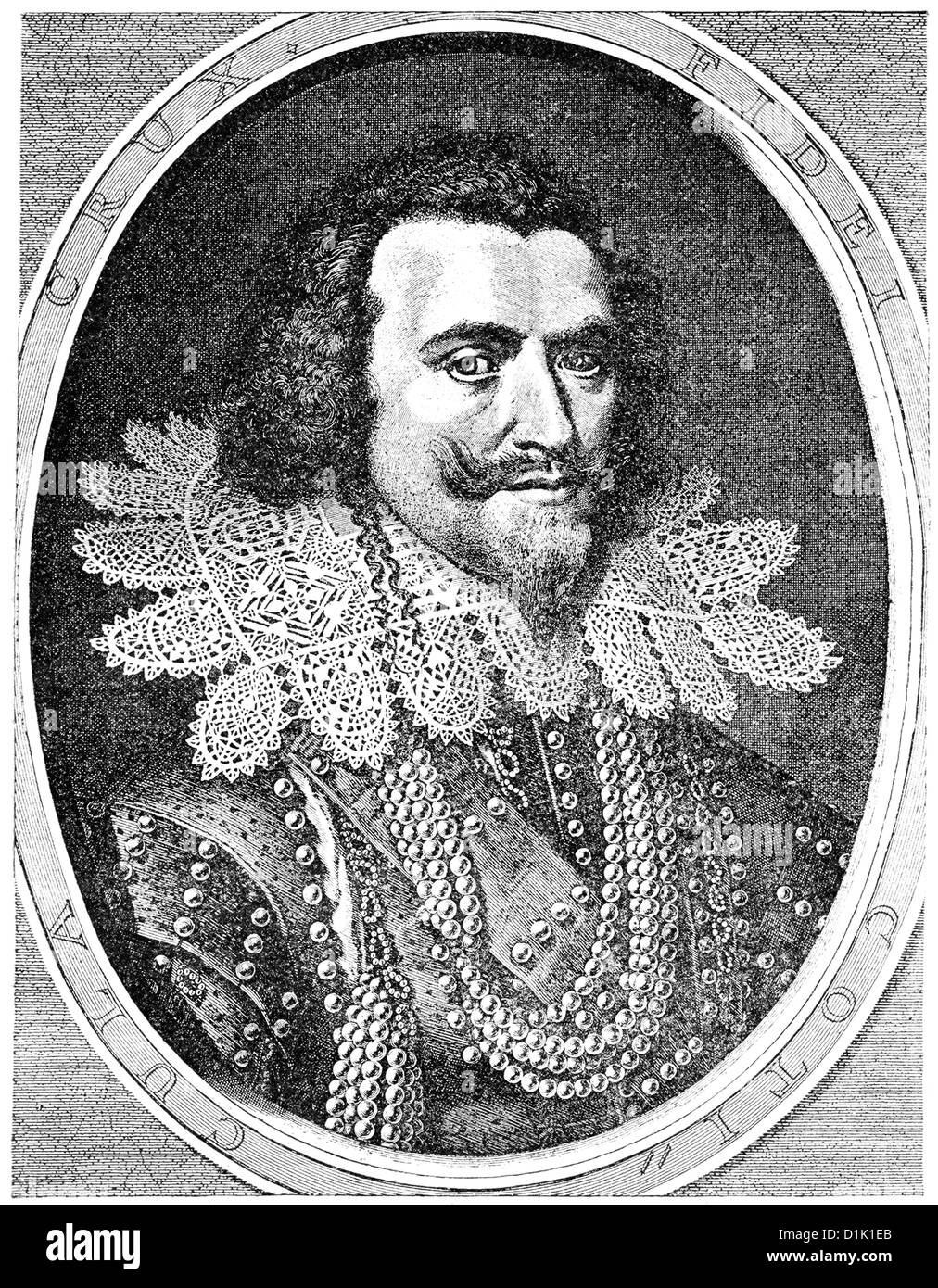 portrait of George Villiers, 1st Duke of Buckingham, 1592 - 1628, an ...