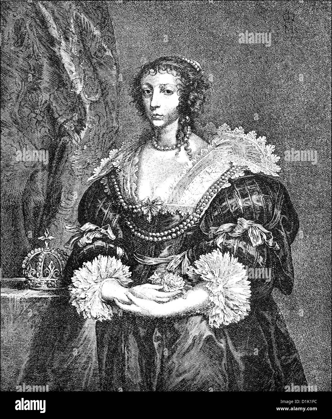 Portrait of henrietta maria hi-res stock photography and images - Alamy