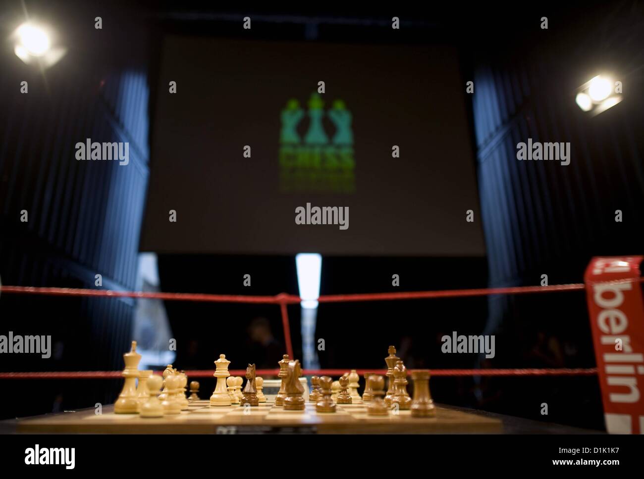 28 07 2012 Berlin Germany. IPON Championships 2012. Chessboard detail ...