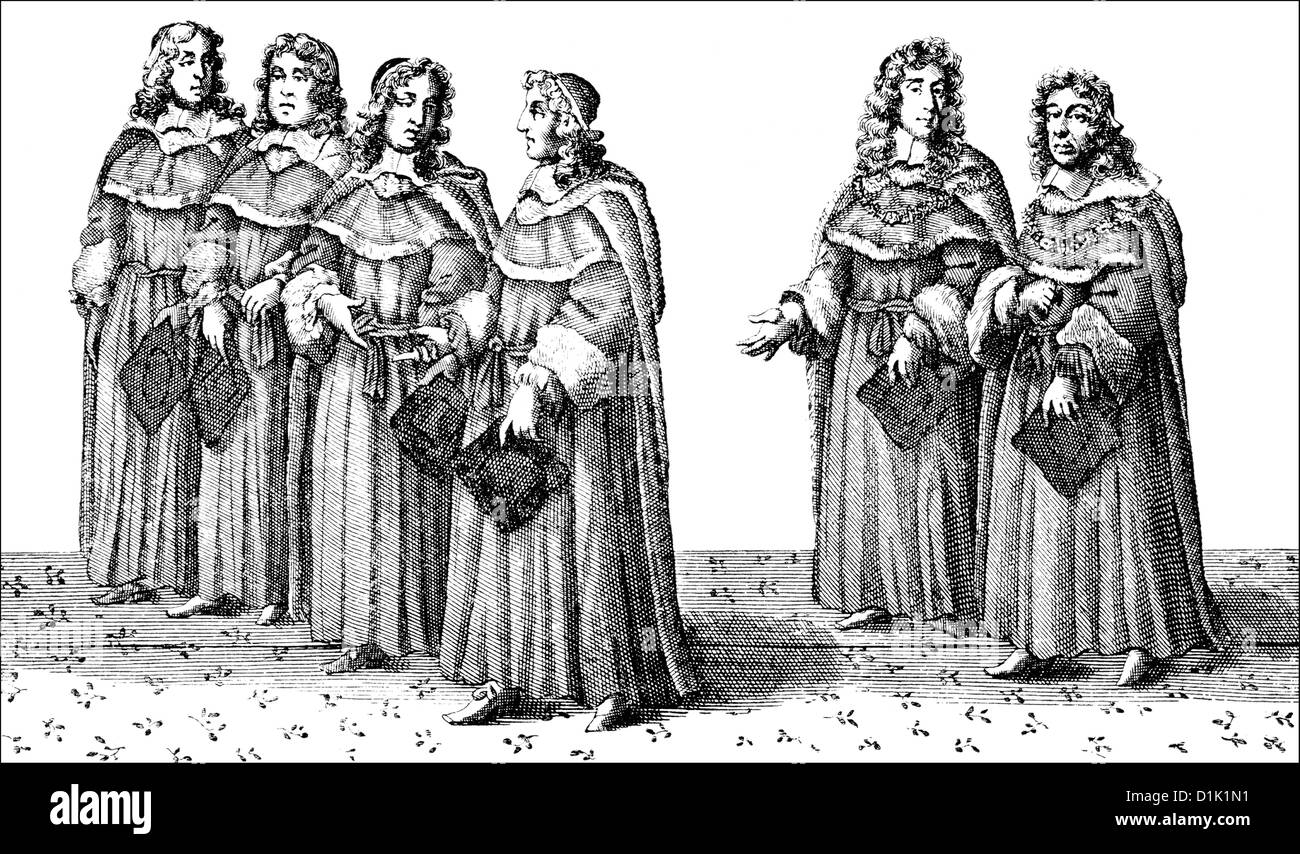 Costume in 17th century die Black and White Stock Photos & Images - Alamy