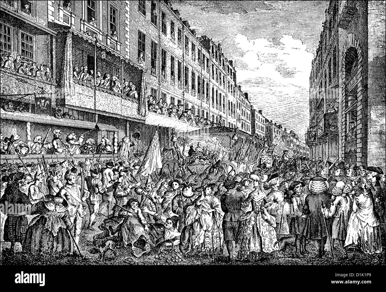 18 century london Black and White Stock Photos & Images - Alamy