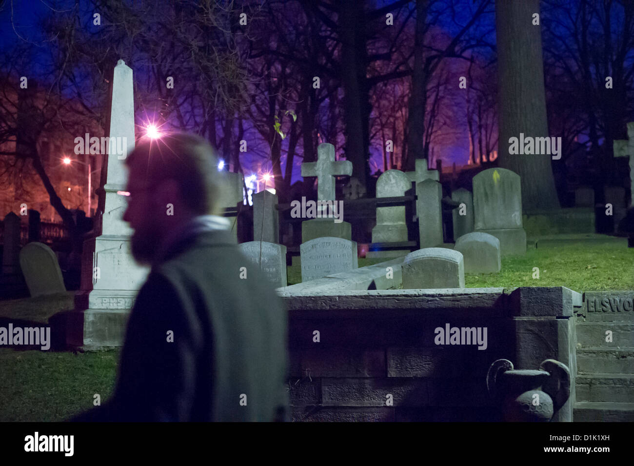 The Trinity Church Cemetery and Mausoleum in the New York neighborhood ...