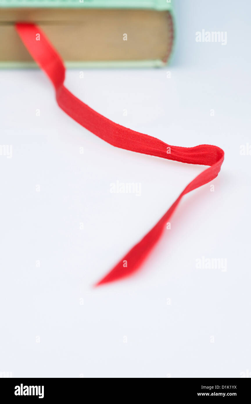 Book red ribbon hi-res stock photography and images - Alamy