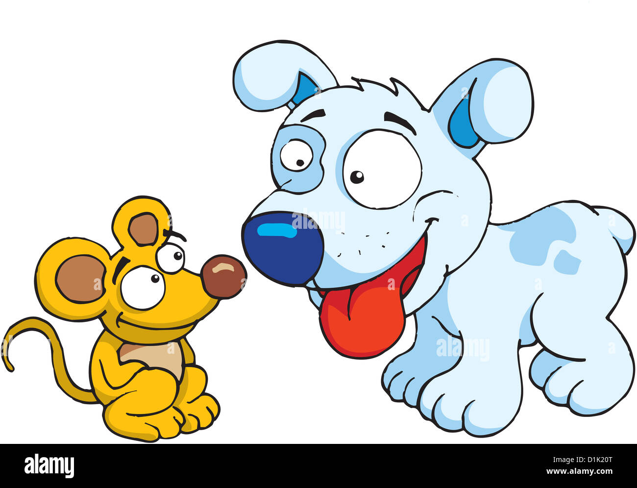 Dog and mouse Stock Photo - Alamy