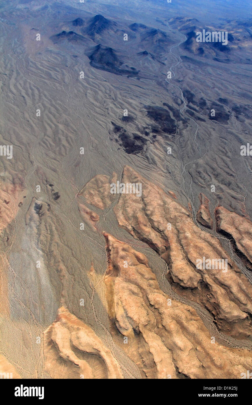 Aerial view of desert Wilderness Area. Arizona, United States Stock ...