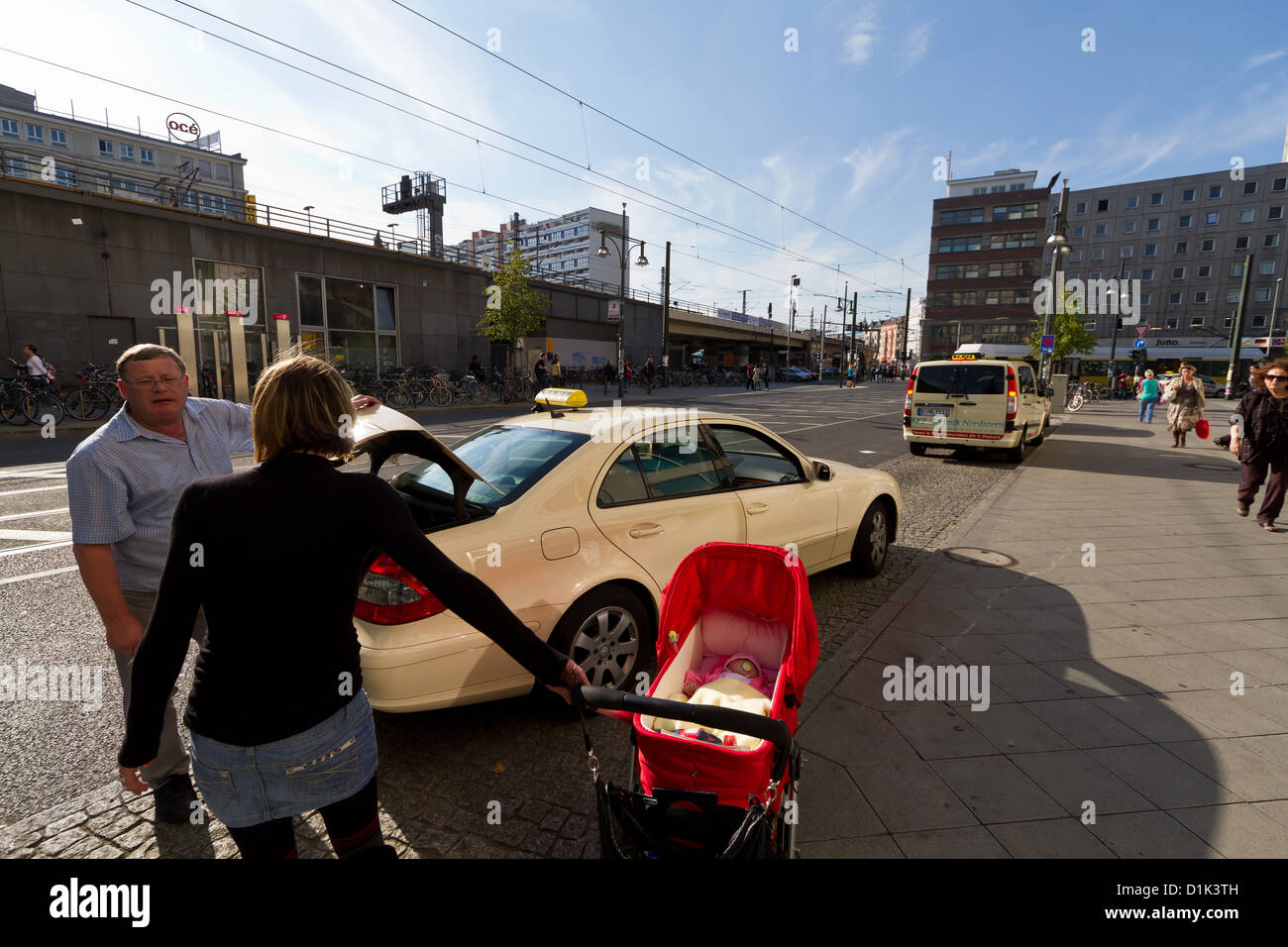 Everyday Life on Alexanderplatz in Berlin, Germany Stock Photo - Alamy