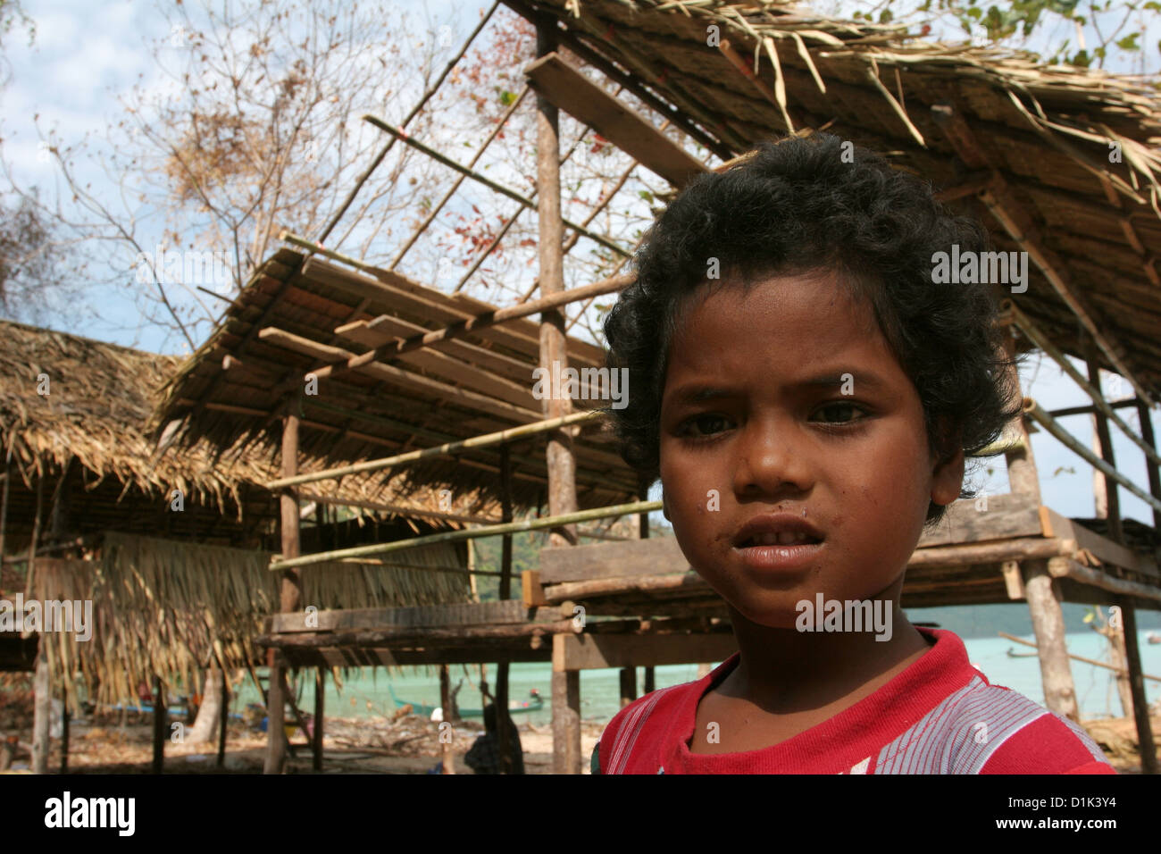 Moken children hi-res stock photography and images - Alamy