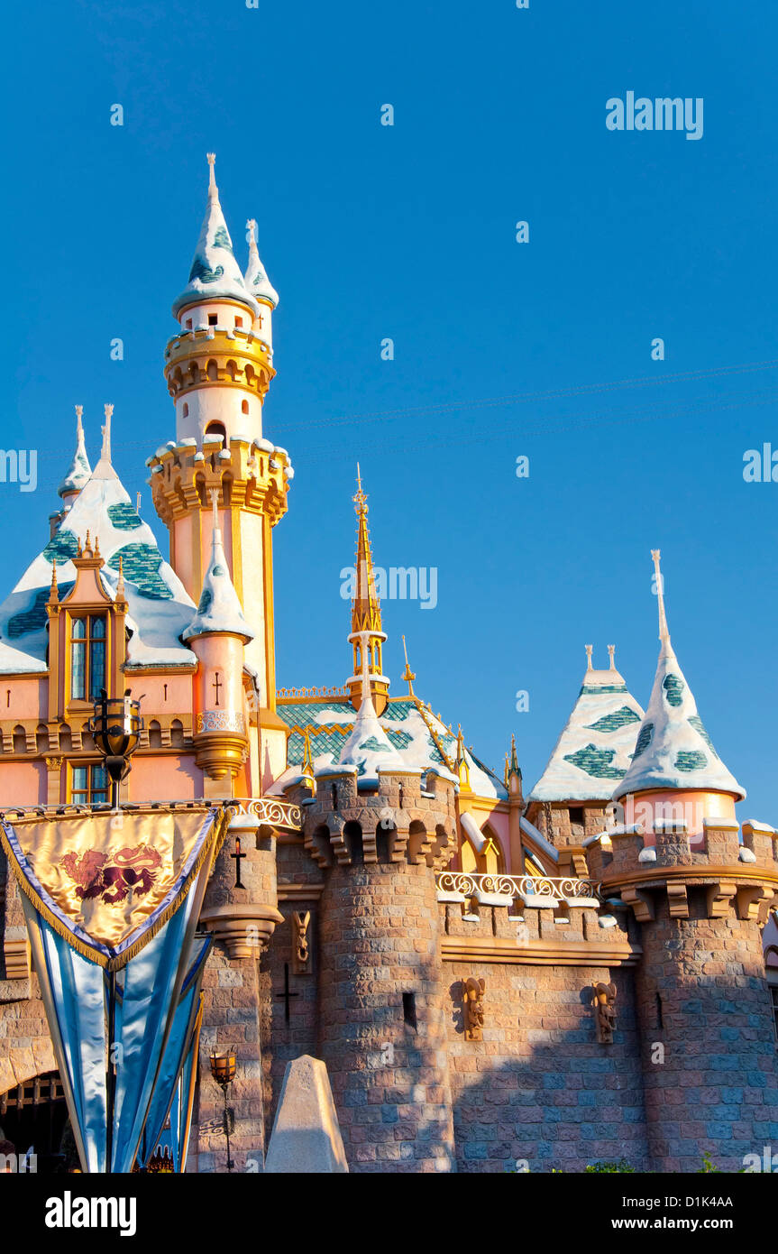 Sleeping Beauty Castle, Disneyland Amusement Park, Anaheim, California ...