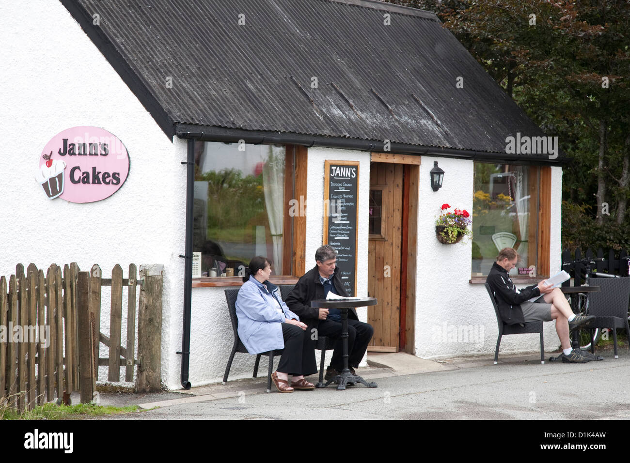 Janns Cakes Shop, Dunvegan, Isle of Skye, Scotland Stock Photo - Alamy