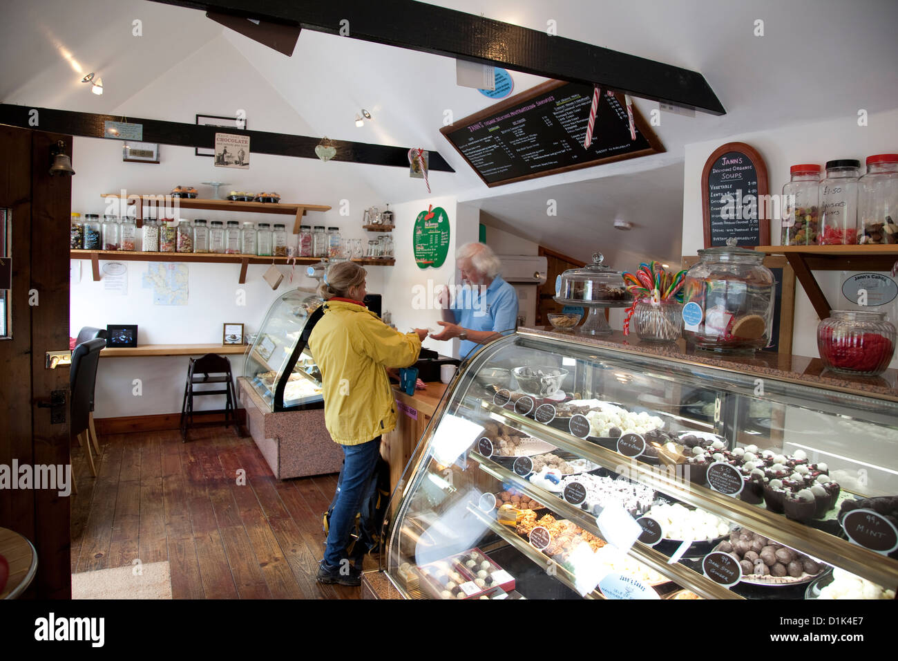 Interior of Janns Cake Shop; Dunvegan; Isle of Skye; Scotland Stock ...