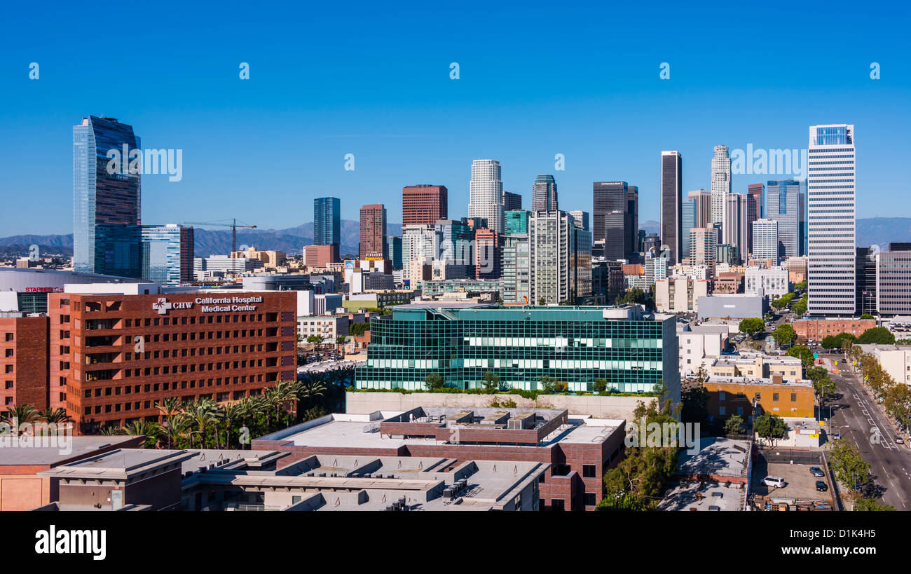 Downtown los angeles bridge hi-res stock photography and images - Alamy
