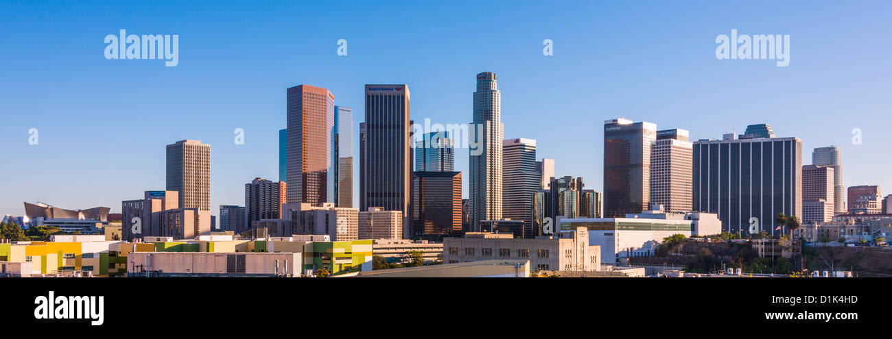 Los angeles skyline view hi-res stock photography and images - Alamy