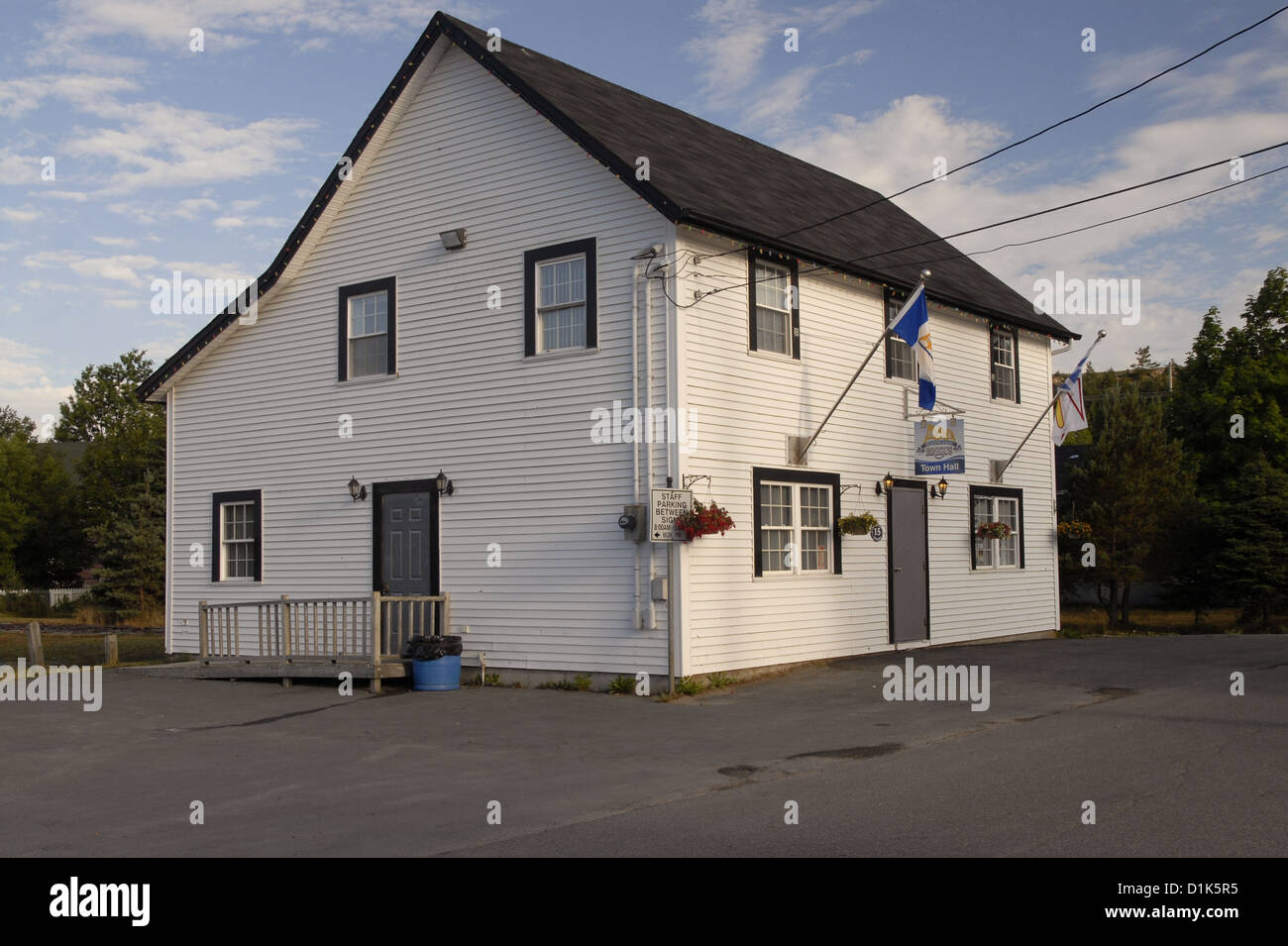 The Town Hall, Brigus, Newfoundland Stock Photo - Alamy