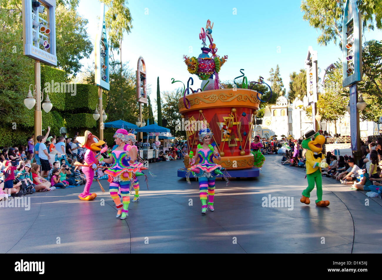 Show at Disneyland Amusement Park, Anaheim, California USA Stock Photo ...
