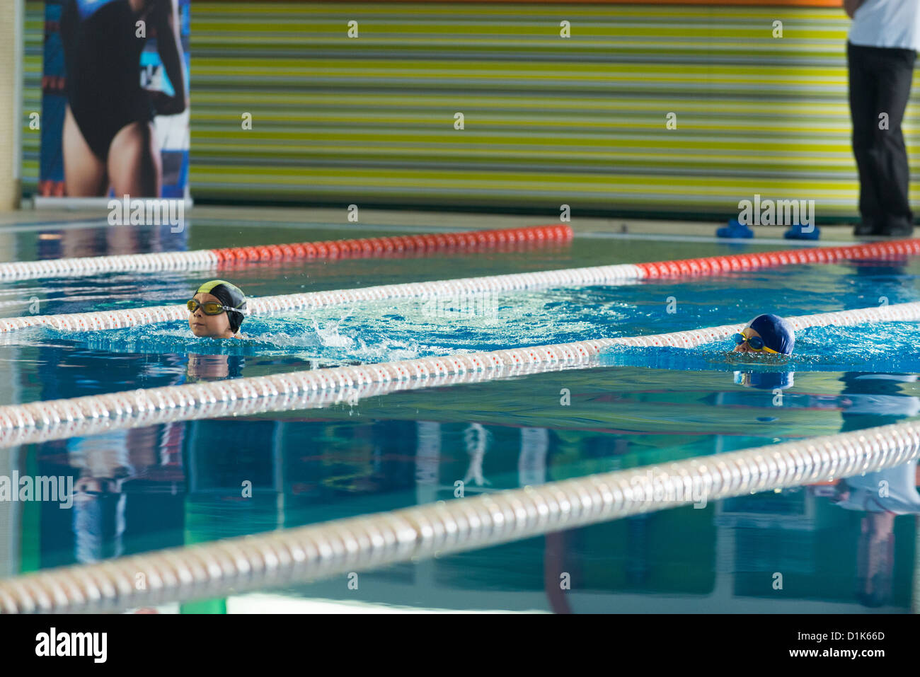 pool swimming championship competition club Stock Photo - Alamy