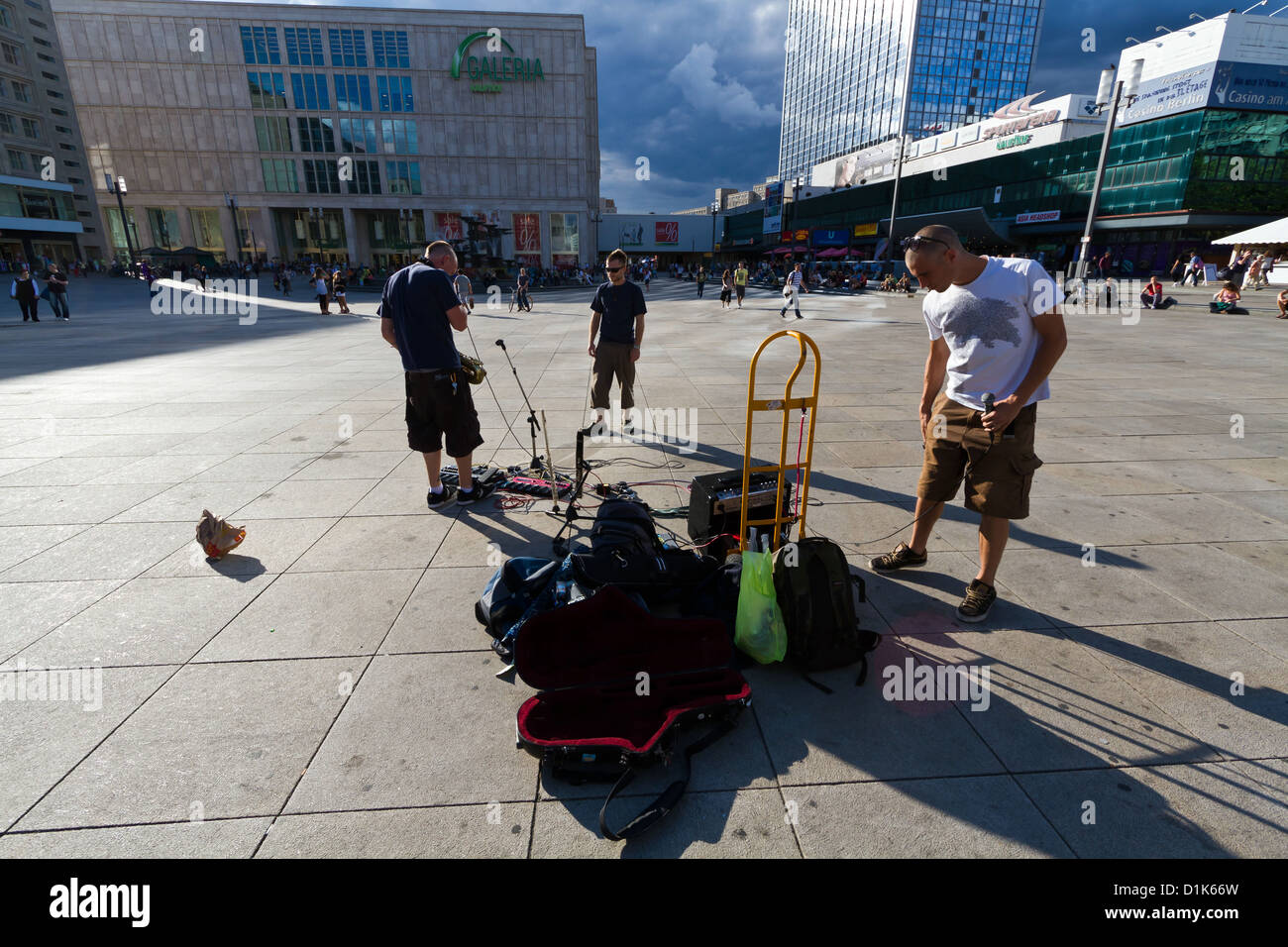 Everyday Life on Alexanderplatz in Berlin, Germany Stock Photo - Alamy