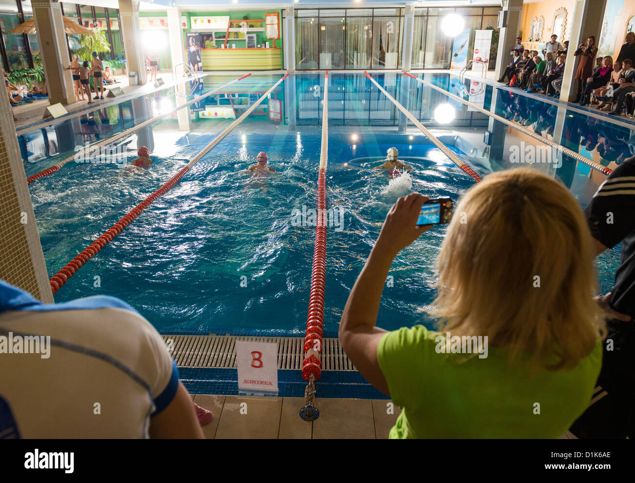 pool swimming championship competition club Stock Photo - Alamy
