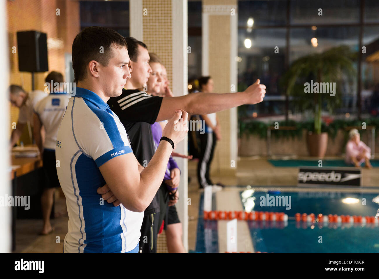 pool swimming championship competition club Stock Photo - Alamy