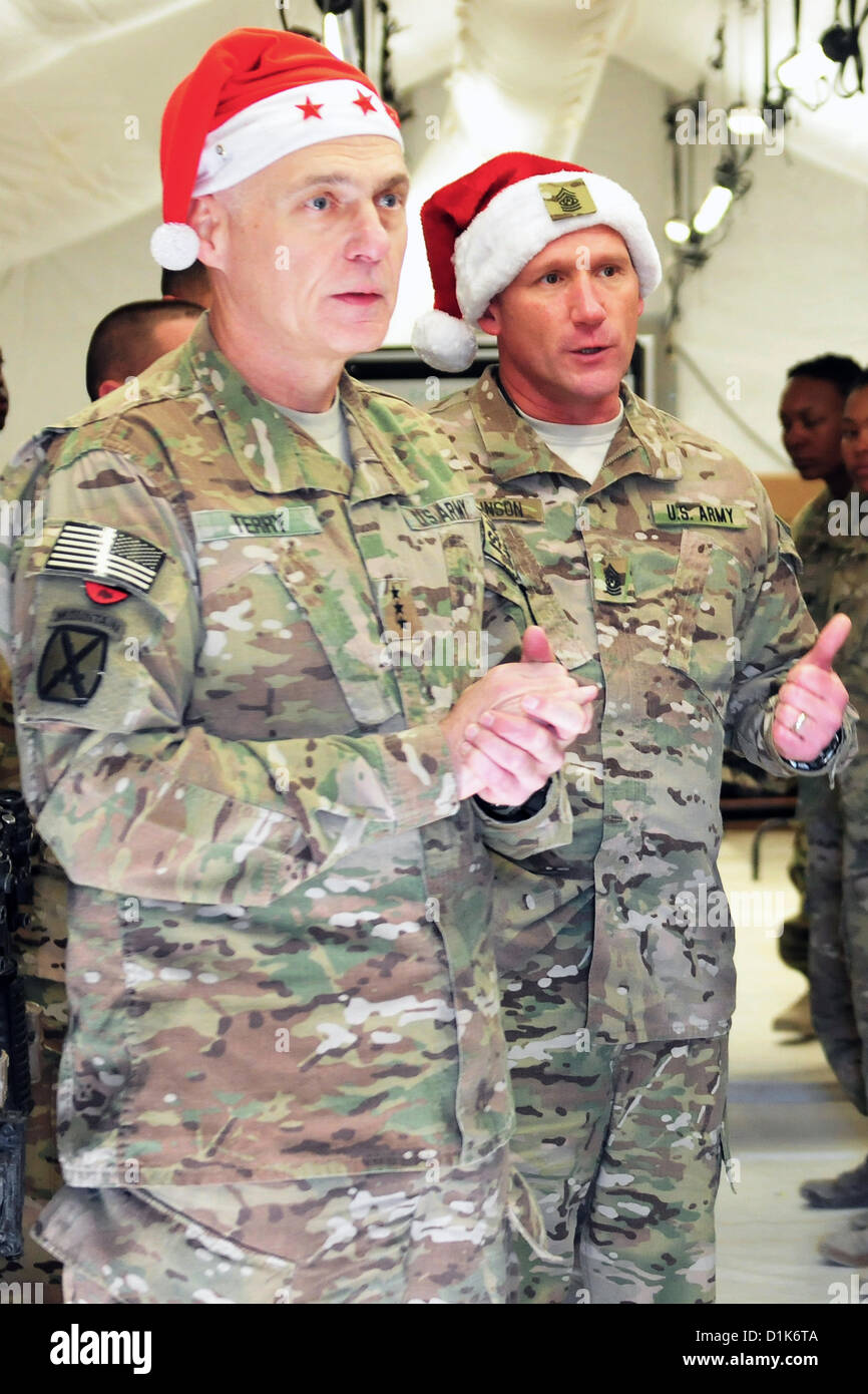 US Lt. Gen. James L. Terry, International Security Assistance Force ...