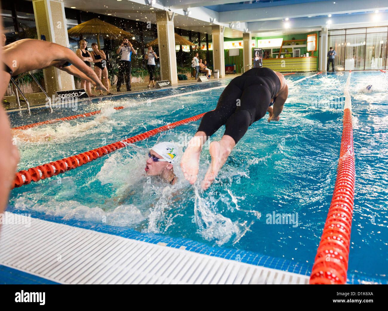 pool swimming championship competition club Stock Photo - Alamy