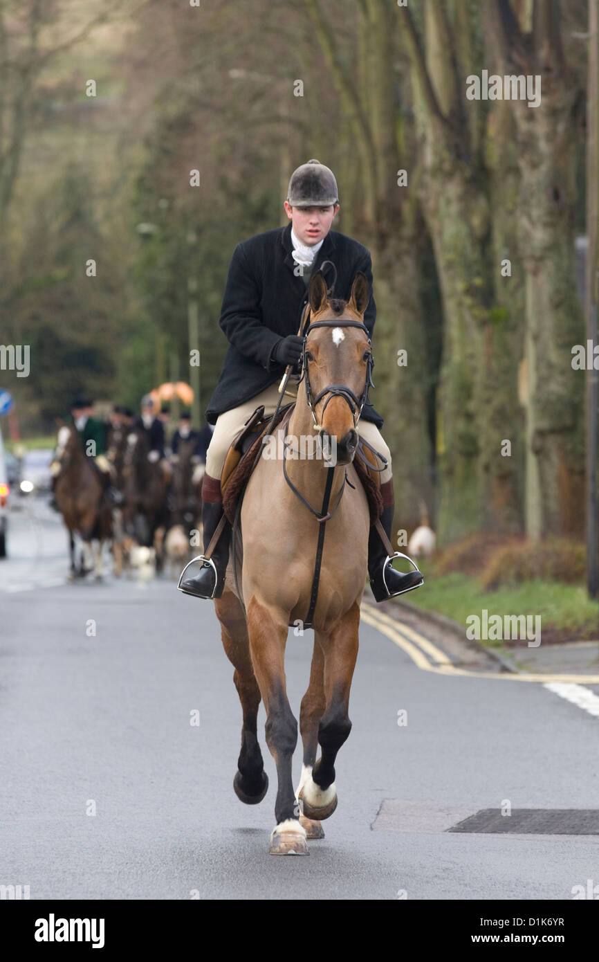 Heythrop hunt boxing day hunt chipping norton hi-res stock photography ...
