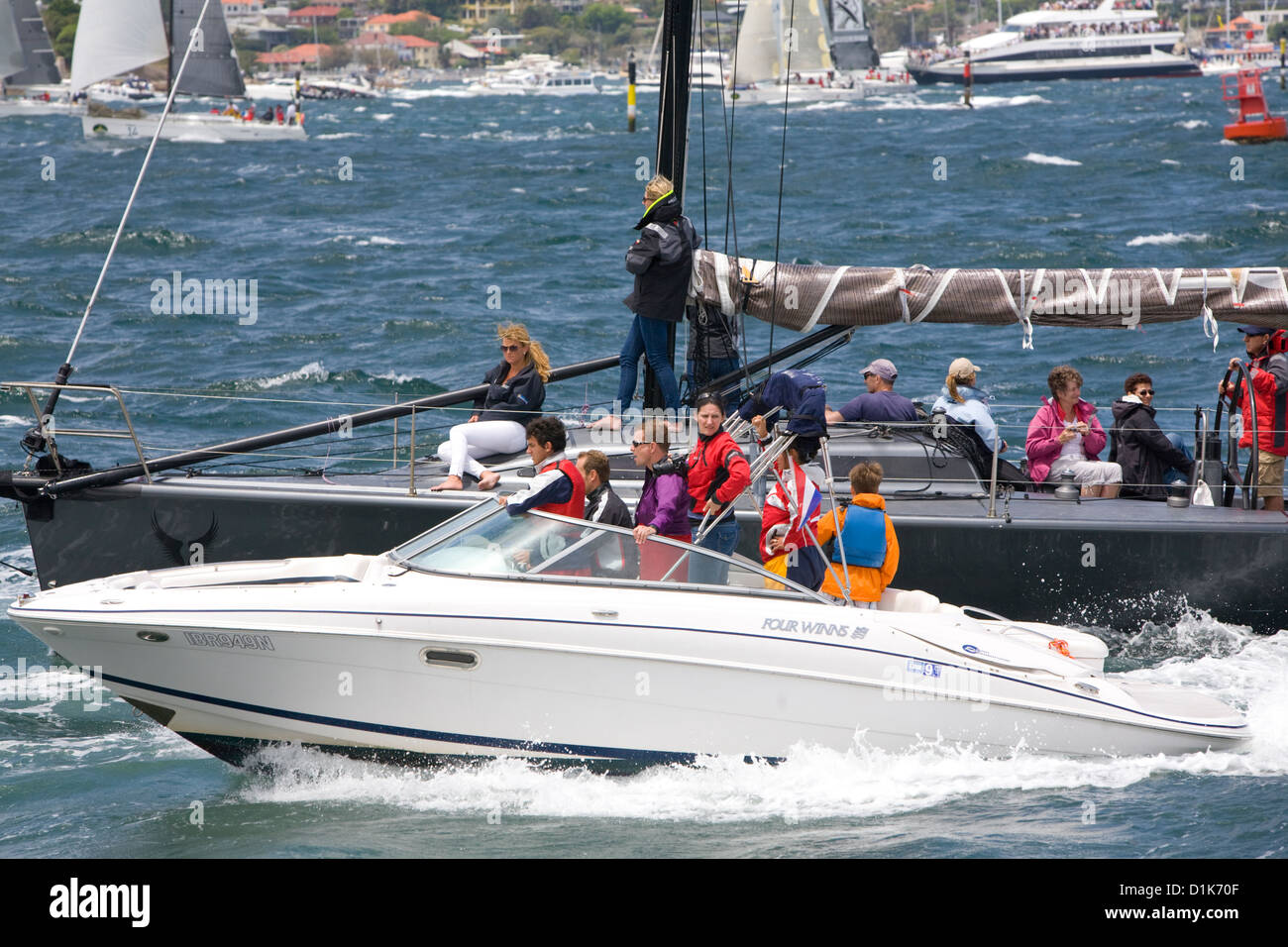 Spectators on boats hi-res stock photography and images - Alamy