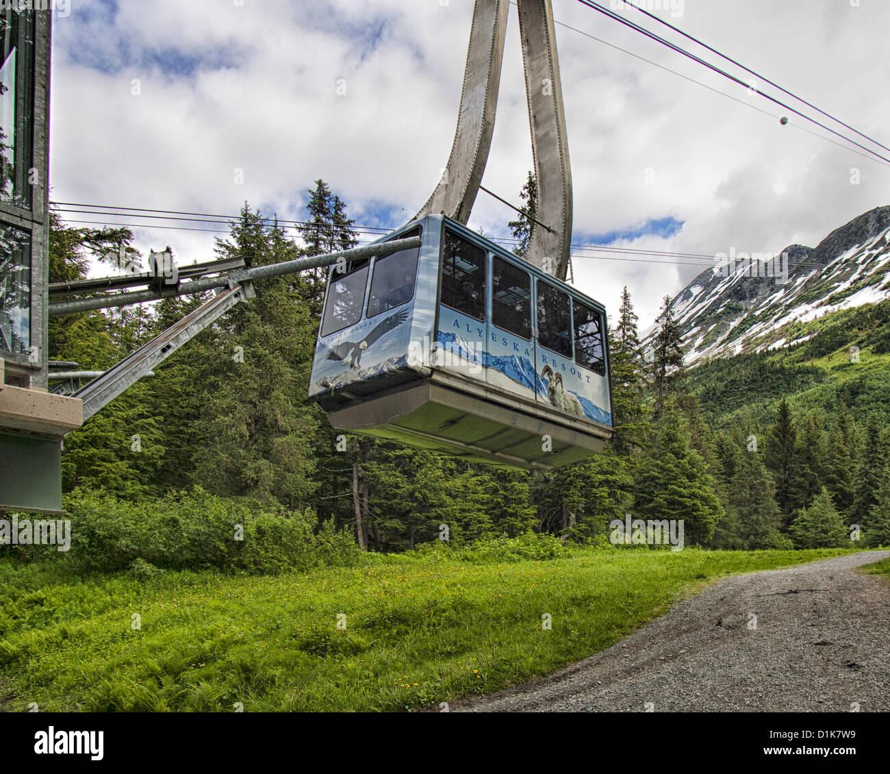 June 30, 2012 - Girdwood, Alaska, US - A brightly decorated 60 ...