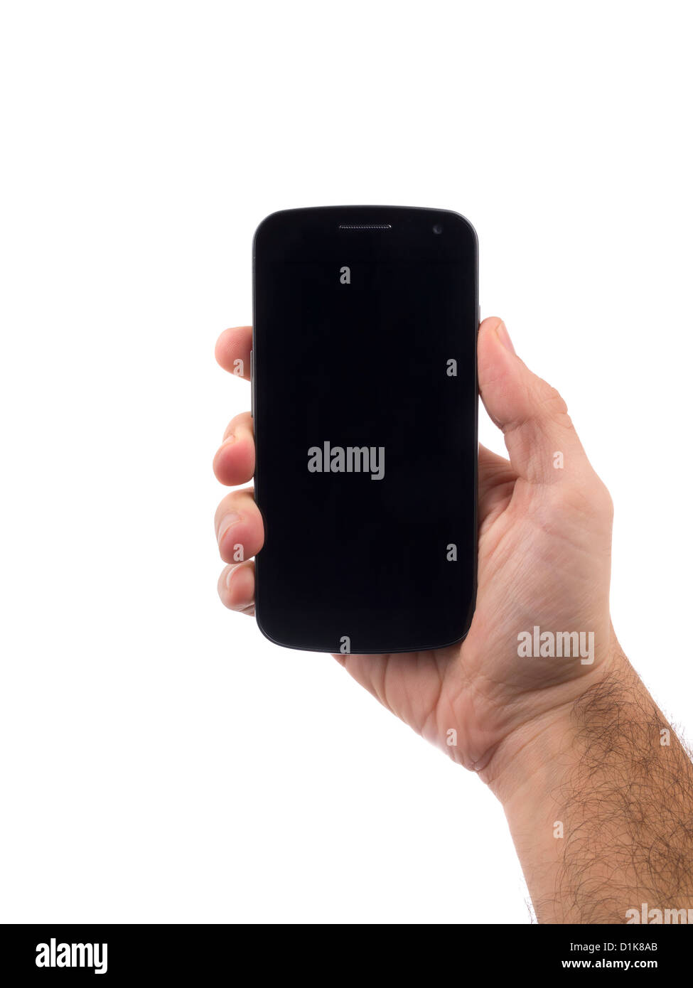 Hand holding smartphone Stock Photo - Alamy
