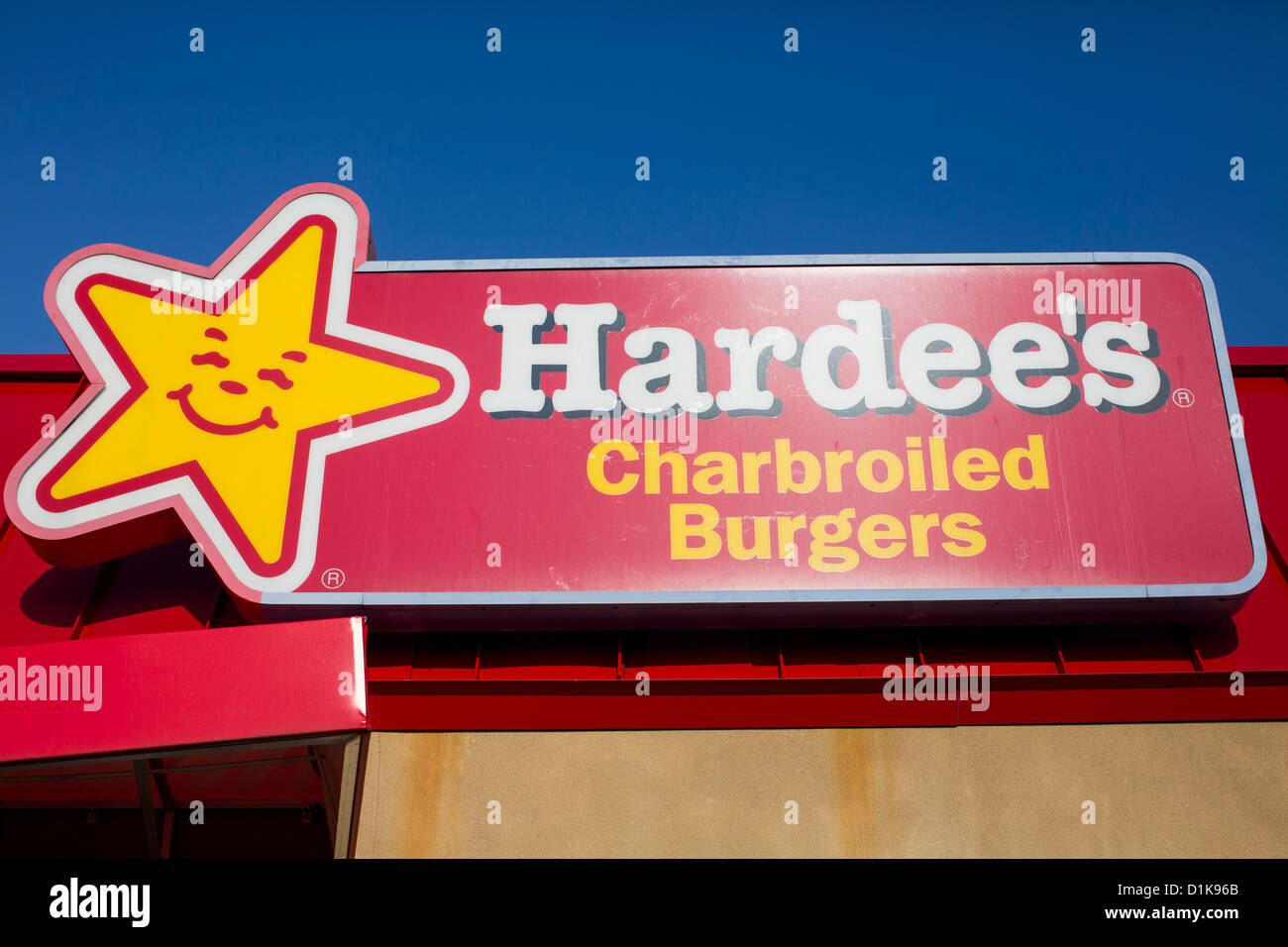 A Hardee's fast food restaurant Stock Photo - Alamy