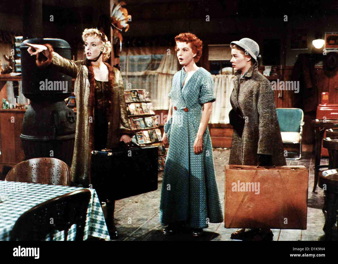 Bus Stop Bus Stop Marilyn Monroe, Betty Field + Hope Lange Mit dem Bus ...