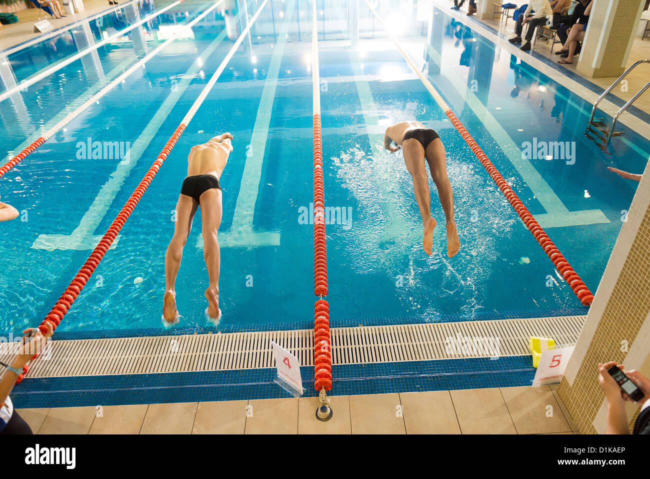 pool swimming championship competition club Stock Photo - Alamy