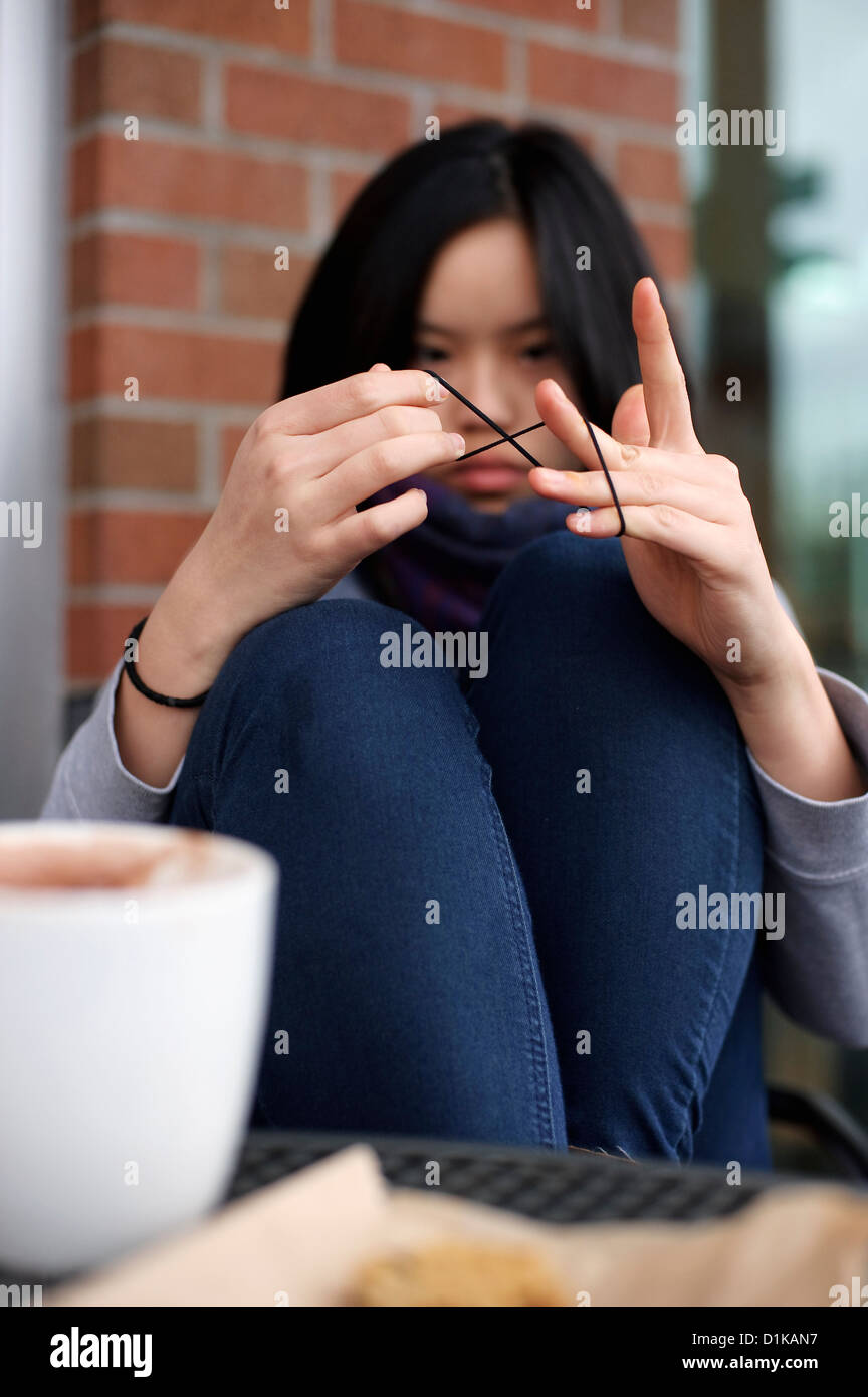 Cafe string hi-res stock photography and images - Alamy