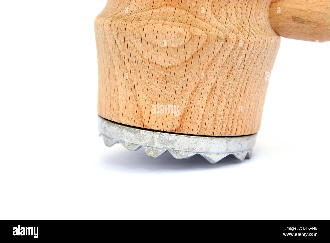 Meat mallet isolated on white background Stock Photo - Alamy