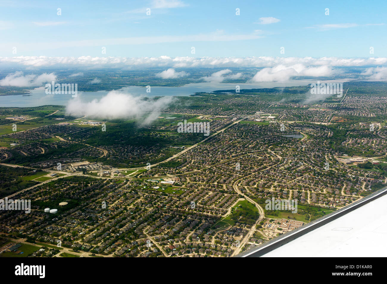 Aerial images of Texas from an airplane window Stock Photo - Alamy