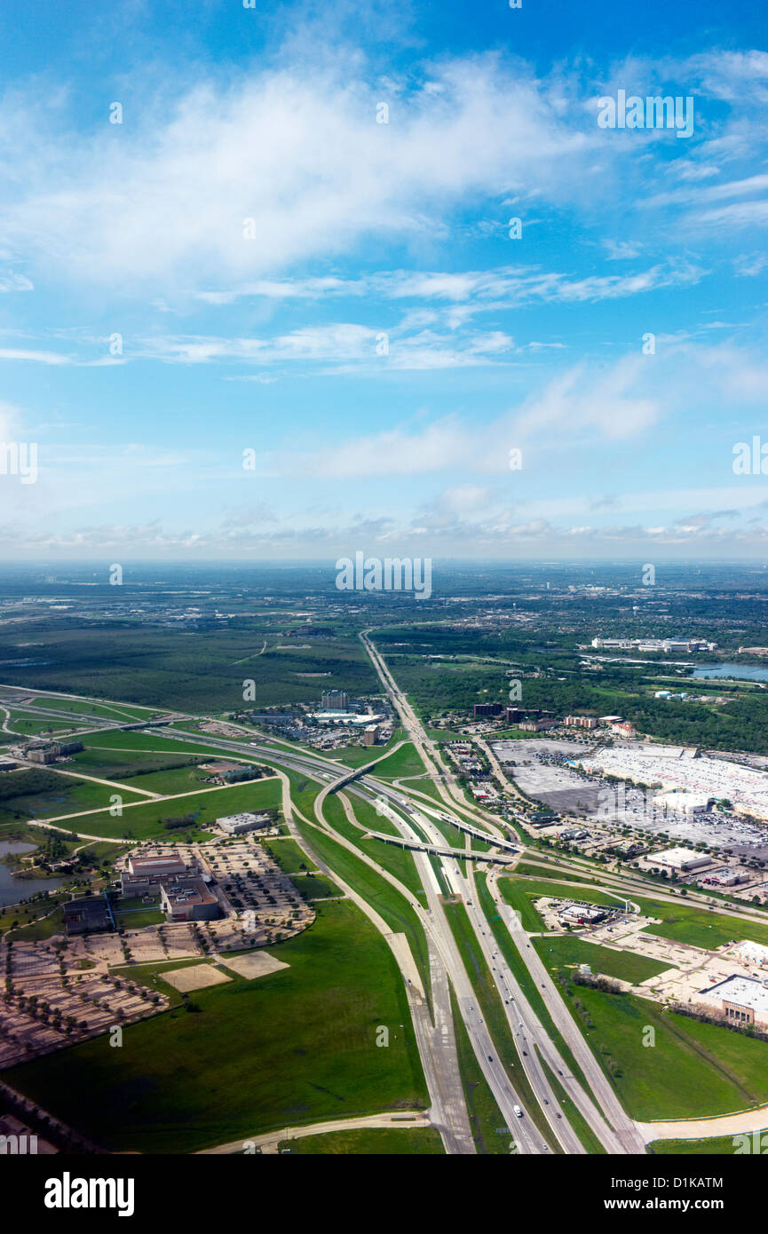 Aerial images of Texas from an airplane window Stock Photo - Alamy