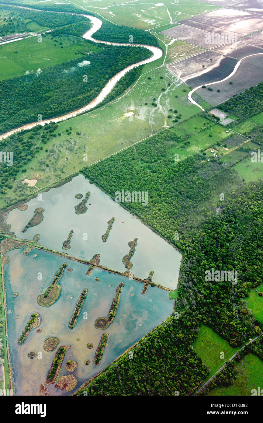 Aerial images of Texas from an airplane window Stock Photo - Alamy