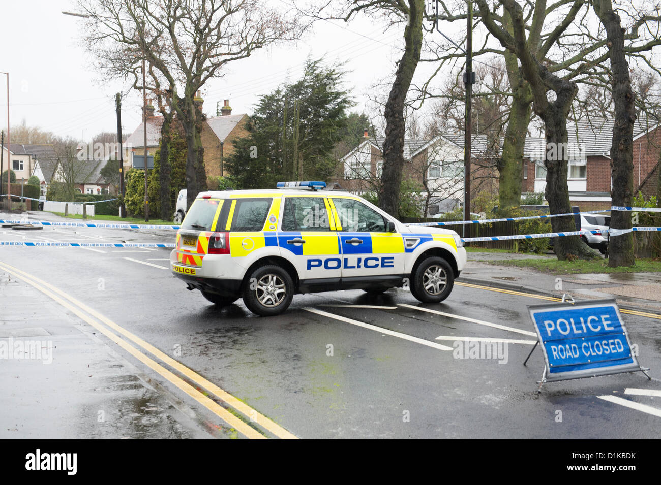 Crime scene police officer road sign hi-res stock photography and ...