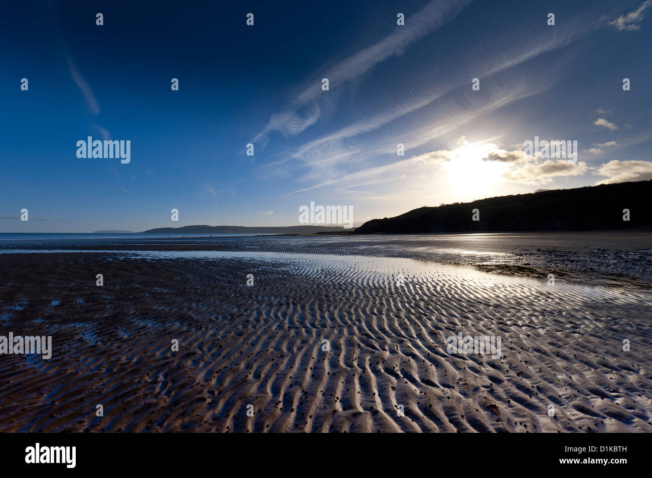 Benllech on Anglesey North Wales Stock Photo - Alamy