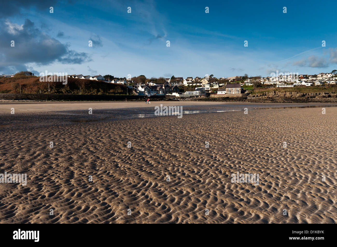 Benllech on Anglesey North Wales Stock Photo - Alamy