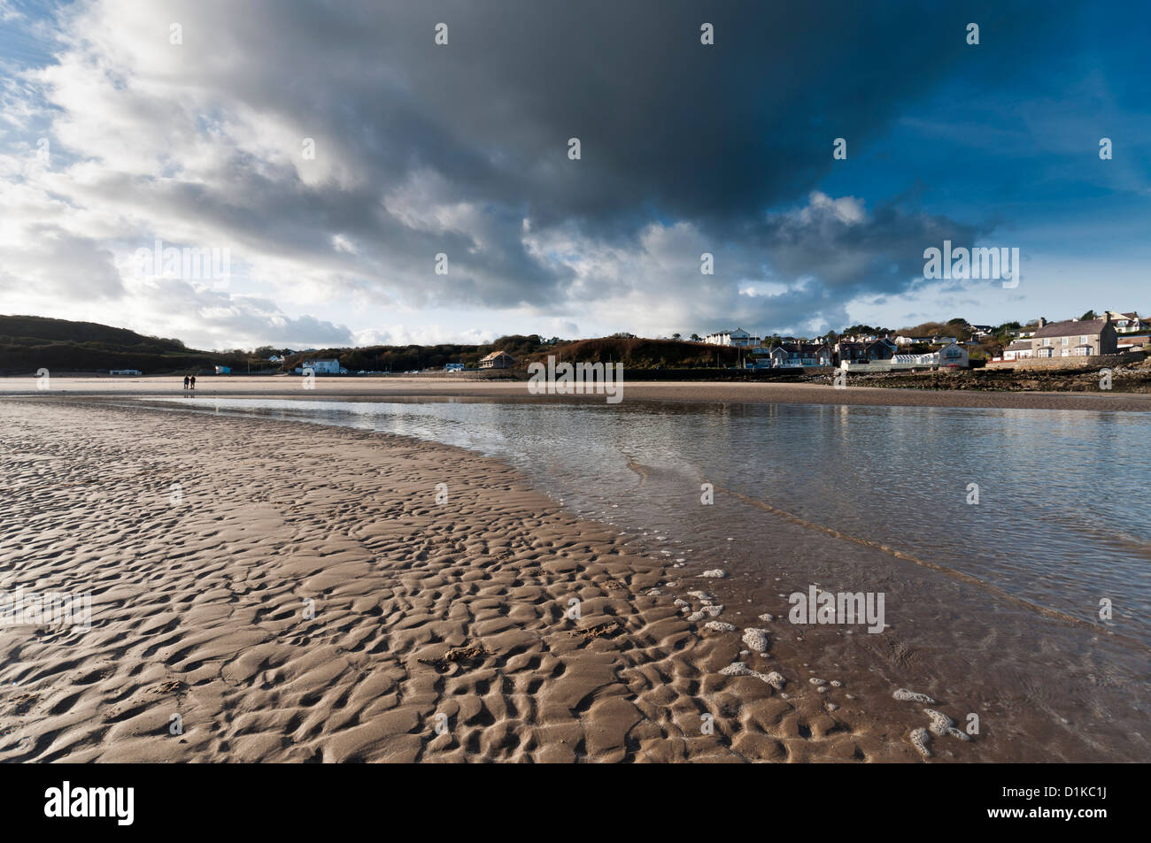 Benllech on Anglesey North Wales Stock Photo - Alamy